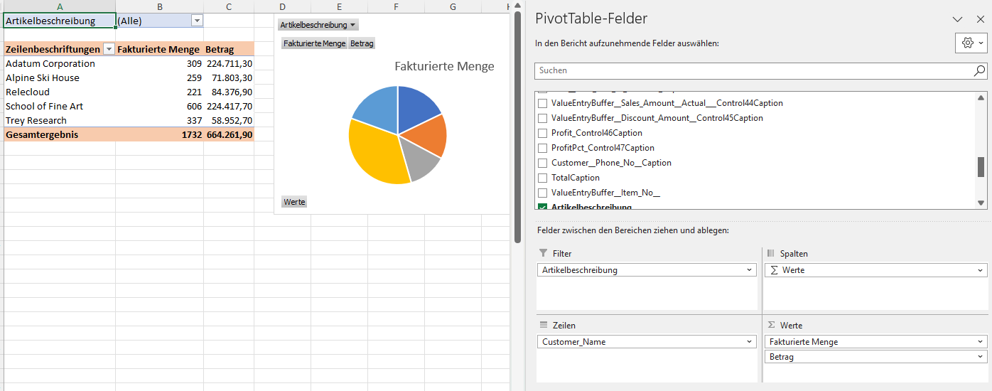 Individuelle Excel-Layouts für Business Central Berichte erstellen