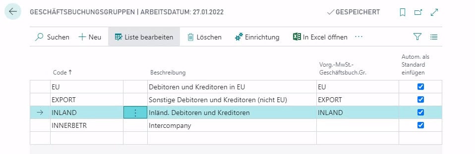 Anpassungen zum Brexit in Dynamics NAV / Business Central