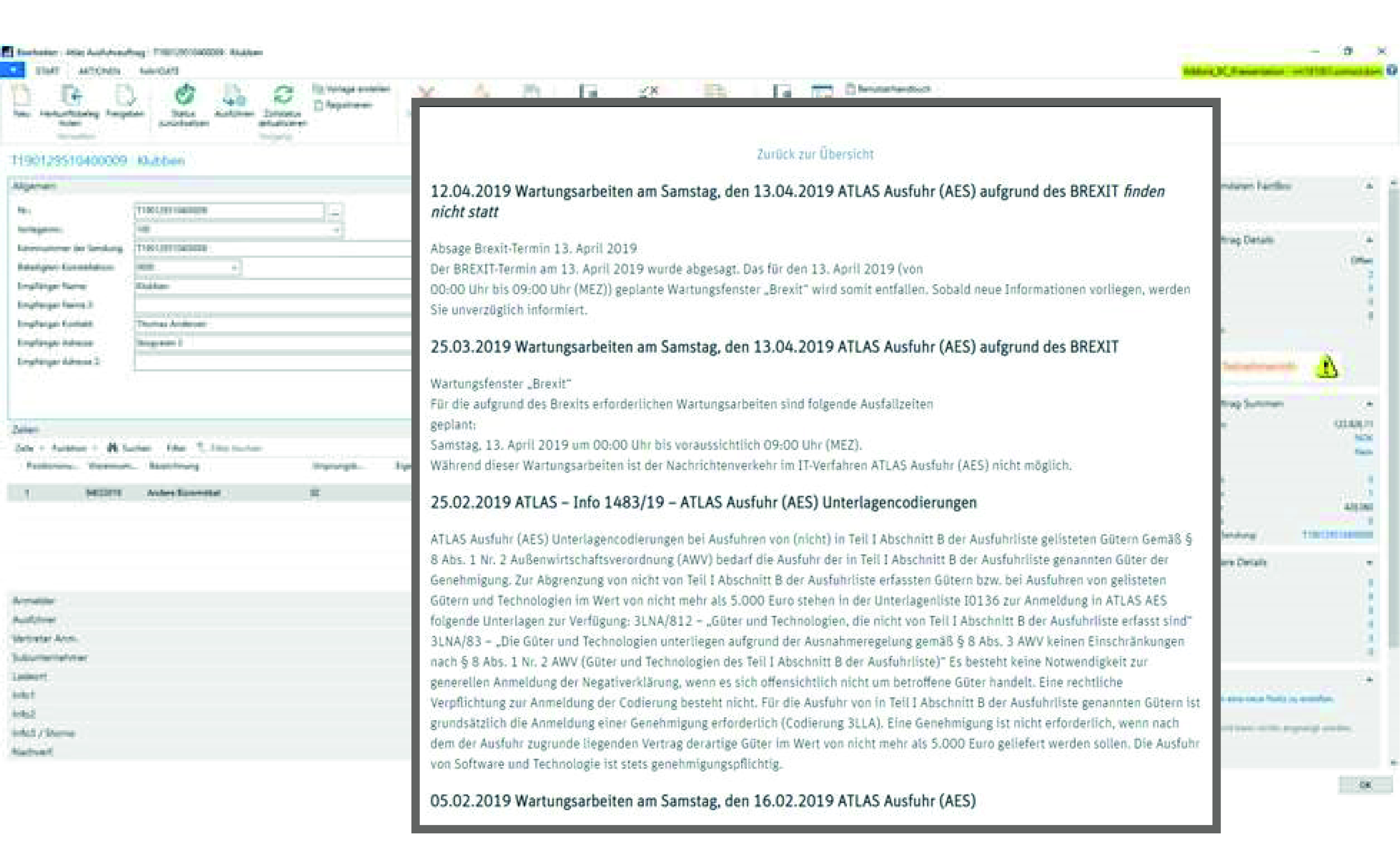 Exposys Atlas immer aktuelle Zoll-Daten - Microsoft Dynamics | Comsol